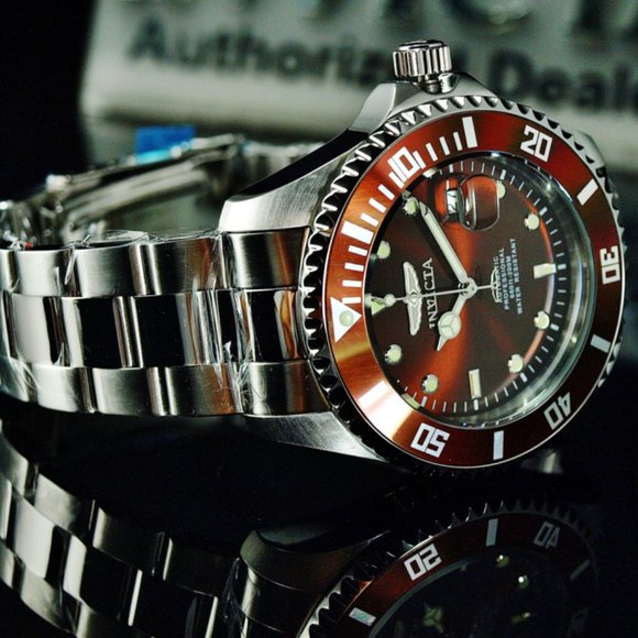 Invicta | Accessories | Sale Mens Pro Diver Automatic Crimson Red Dial ...
